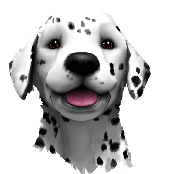 DOPASTICKER Dalmatian Car Sticker Dogs Sticker Phone Sticker, Latop ...