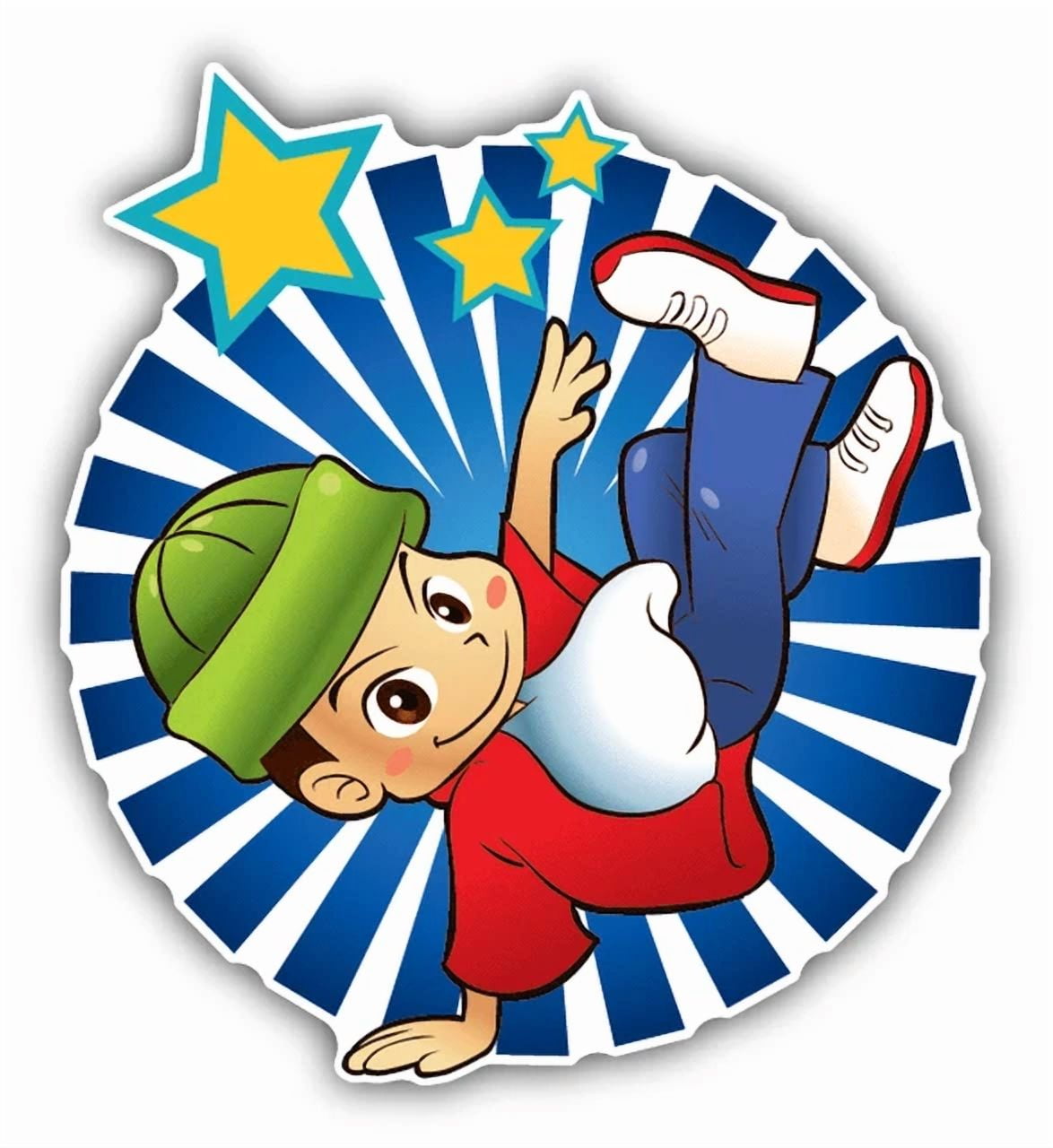 DOPASTICKER Dancer Hip Hop European Cartoon Car Sticker Phone Water ...
