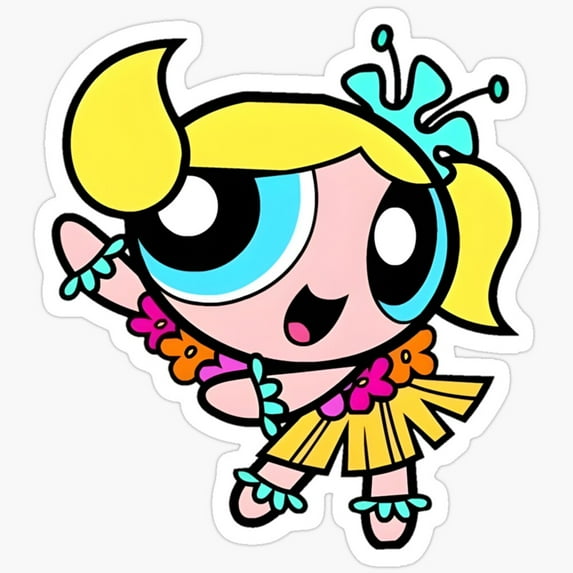 DOPASTICKER Dancing Bubbles Sticker Phone Sticker, Latop Sticker, Lover ...