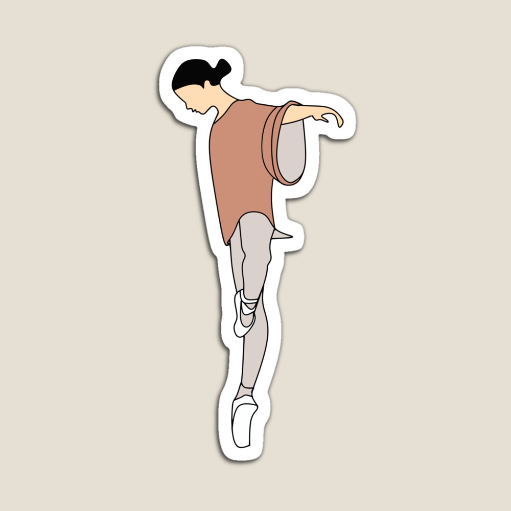 DOPASTICKER Dancing Girl Art Sticker Decorative Laptop, Phone Stickers ...