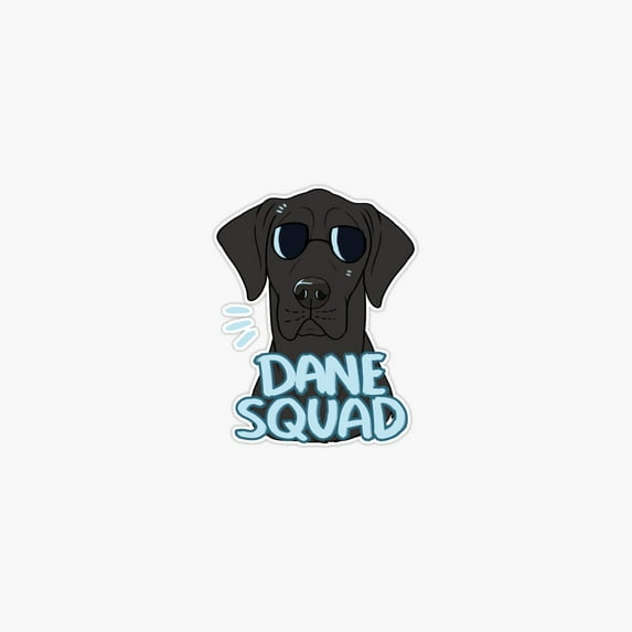 DOPASTICKER Dane Squad (Black) Sticker, Phone Sticker Car Stickers ...