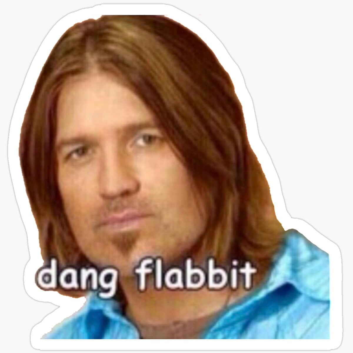 DOPASTICKER Dang Flabbit Sticker. Gift You - Decorate Laptops, Water ...