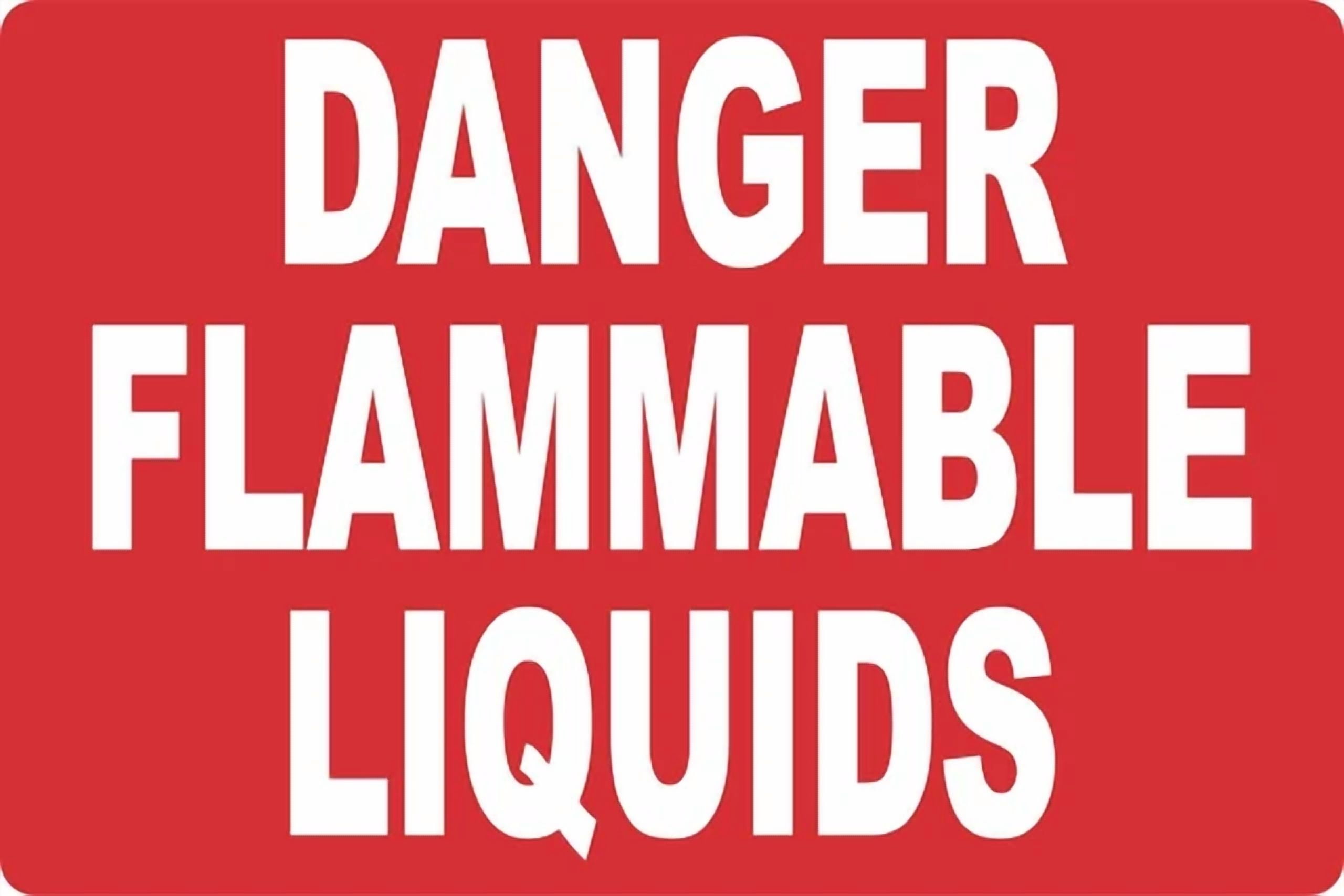 DOPASTICKER Danger Flammable Liquids Safety Sticker Phone Sticker ...