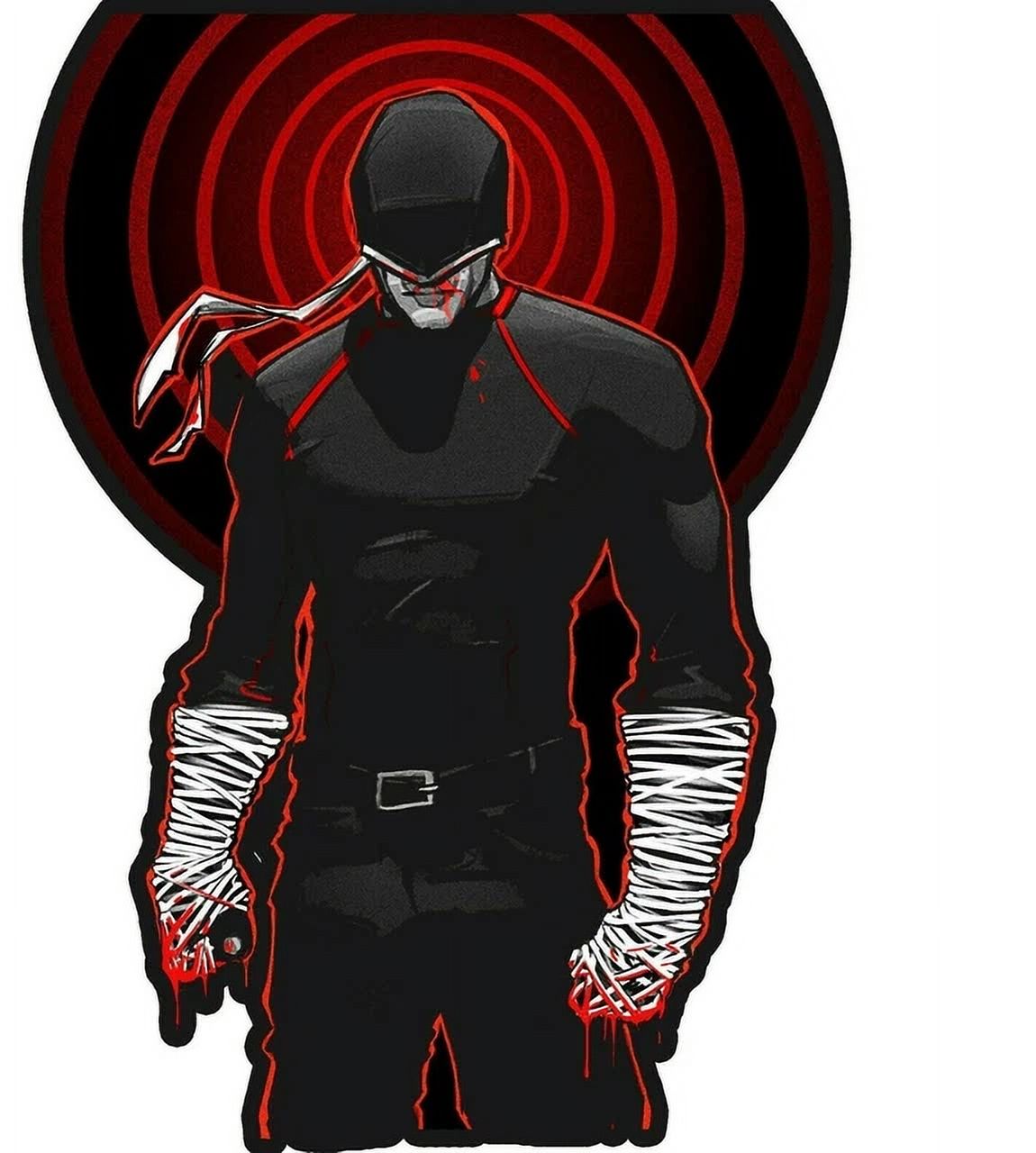 DOPASTICKER Daredevil Decorative Laptop, Phone Stickers, Waterproof ...