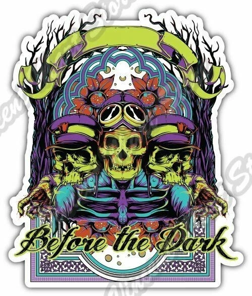 DOPASTICKER Before The Dark Cemetery Skull Gift Idea Car Sticker Decal ...