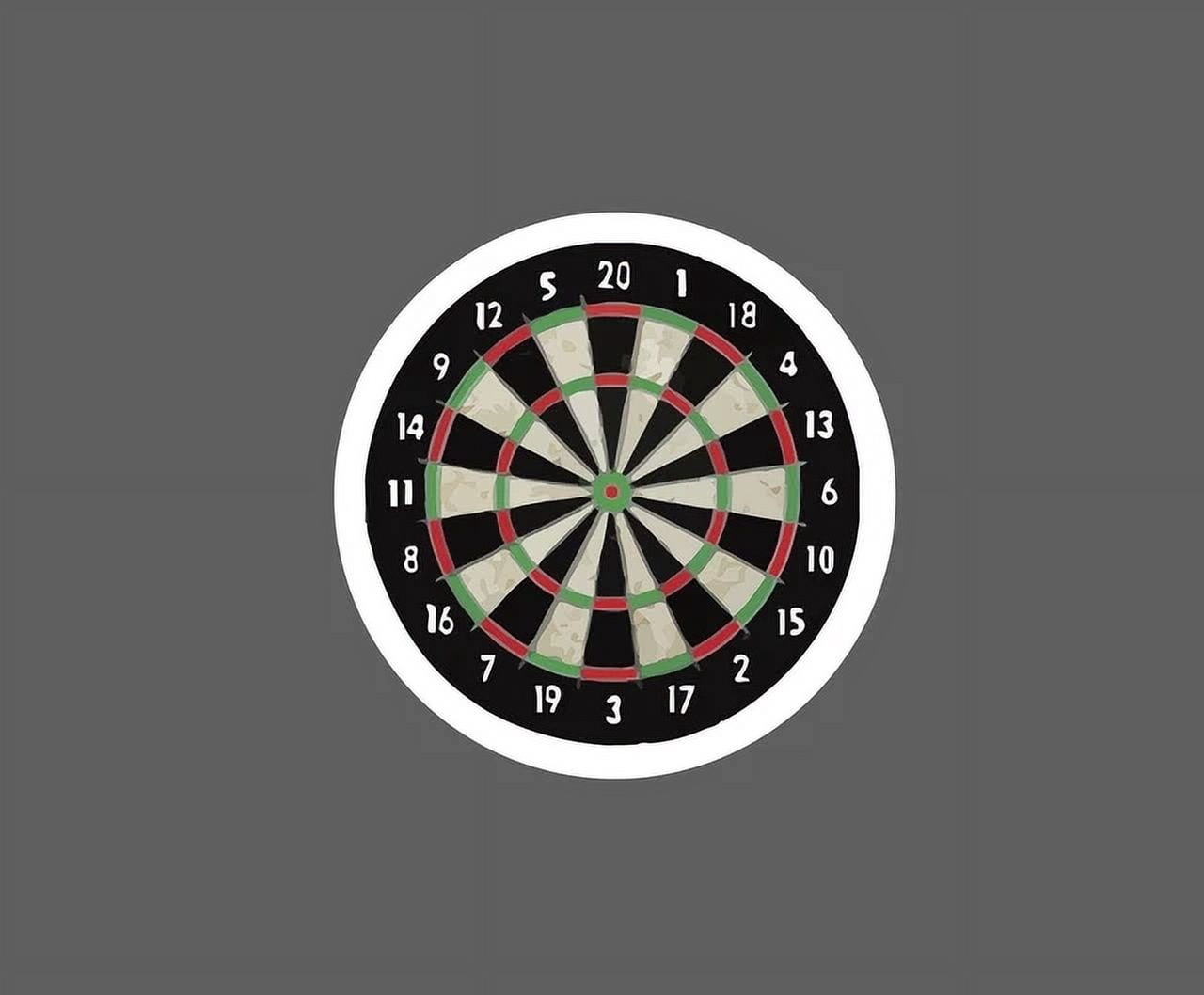 DOPASTICKER Dart Board Sticker Cricket Games Bar Sticker Phone Sticker ...