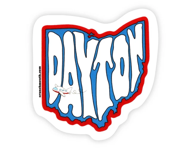 DOPASTICKER Dayton Ohio State Map Sticker Travel Decal Phone Decal ...