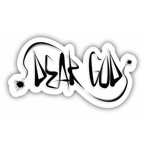 DOPASTICKER Dear God Sticker Phone Water Bottle Stickers, Cars Stickers ...
