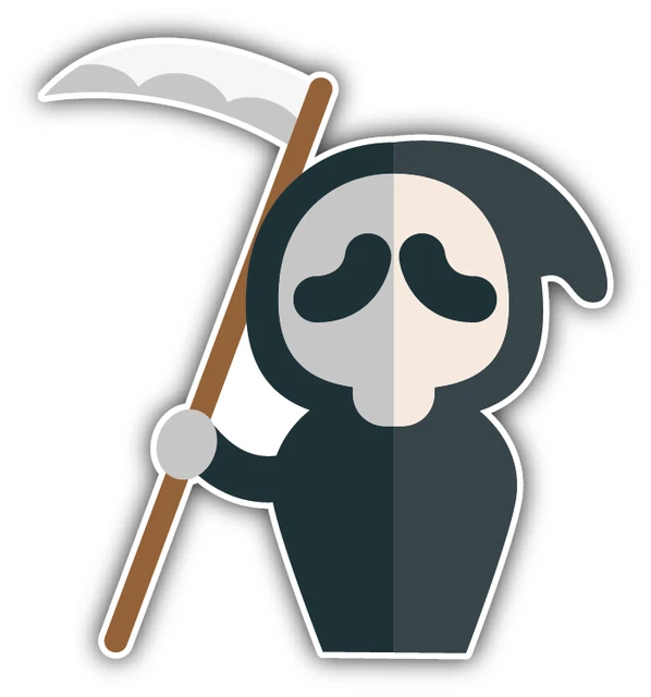 DOPASTICKER Death Scythe Kid Hal.Low.Een Cartoon Car Sticker Phone ...