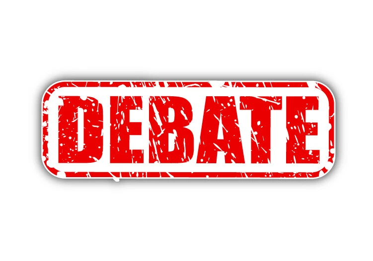 DOPASTICKER Debate Rubber Car Bumper Sticker Decal Gift You ...