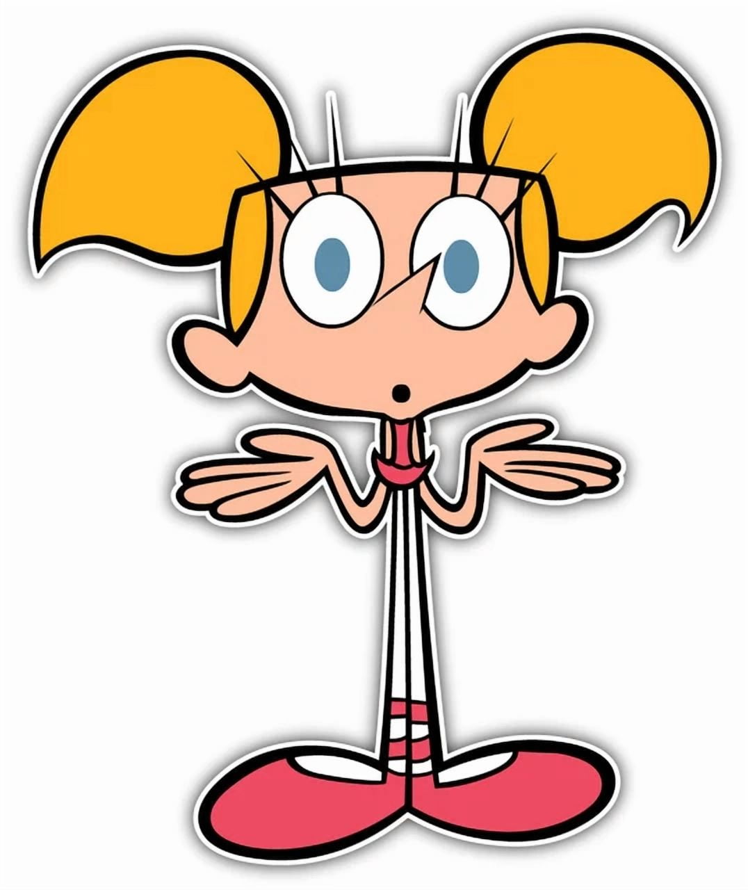 DOPASTICKER Dee Dee Dexters Laboratory Cartoon Sticker Decal Phone ...