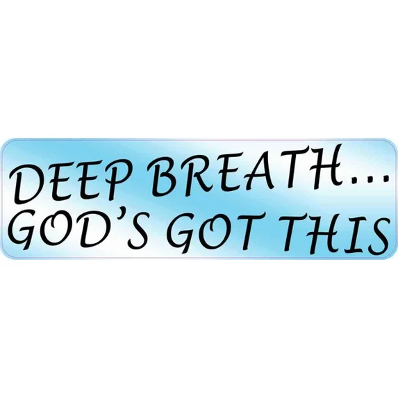 DOPASTICKER Deep Breath God'S Got This Sticker Christian Car Sticker ...