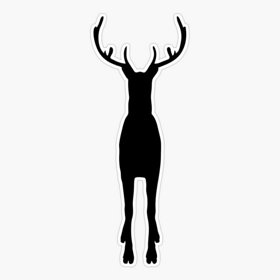 DOPASTICKER Deer (Buck) Silhouette Sticker, Phone Sticker Car Sticker ...