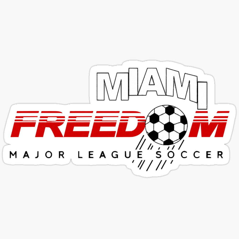 DOPASTICKER Defunct Miami Freedomoccer 1990 Perfect Sticker Gift ...