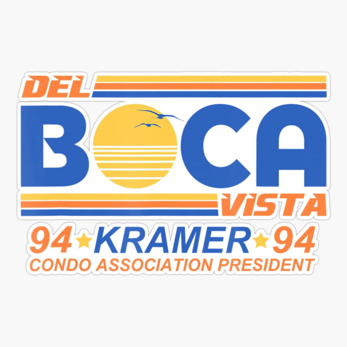 DOPASTICKER Del Boca Vista Retirement Community Sticker, Phone Sticker ...