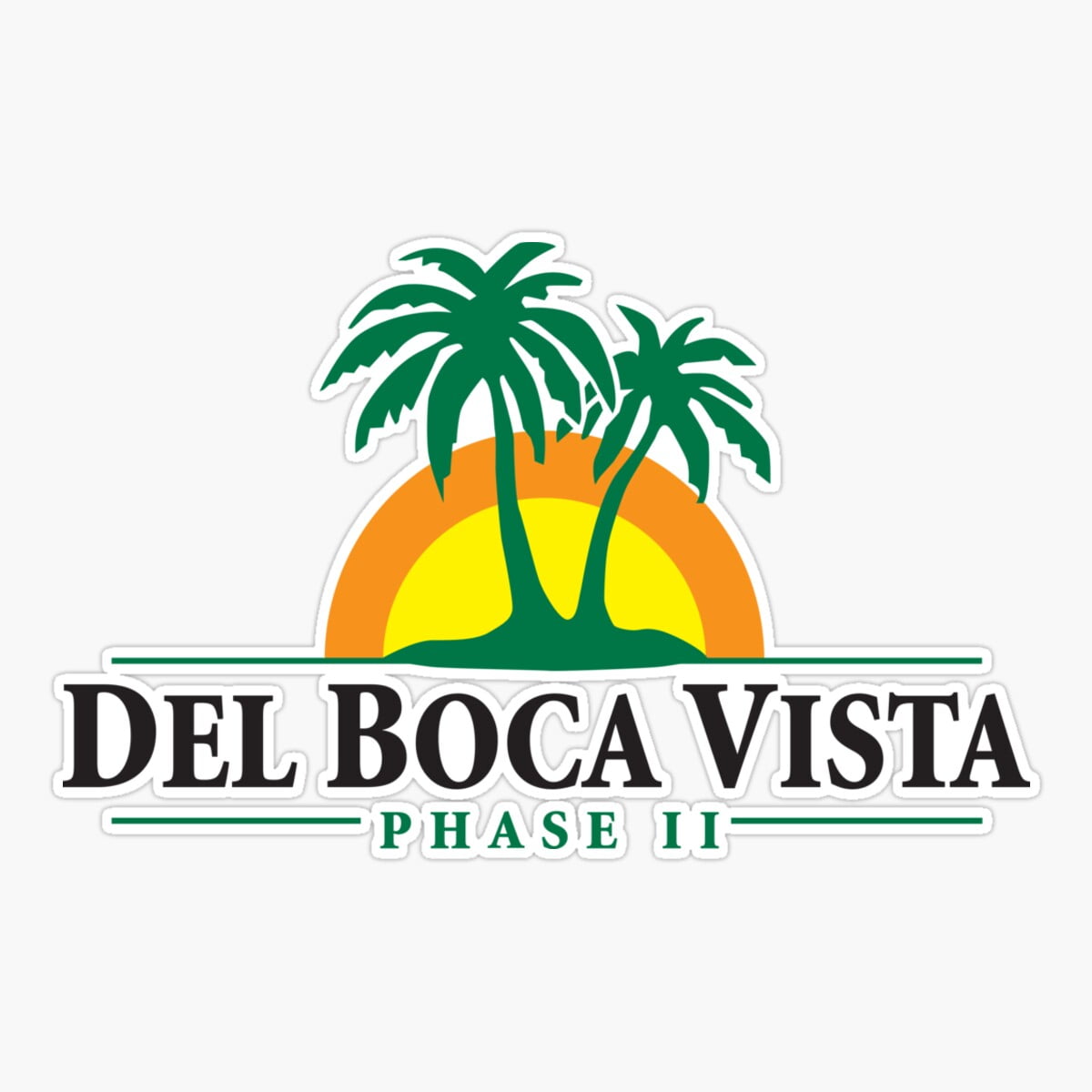 DOPASTICKER Del Boca Vista - Retirement Community Sticker, Phone ...