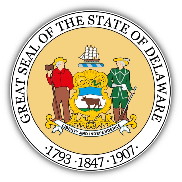 DOPASTICKER Delaware Seal Sticker Decal Phone Decal Water Bottle ...