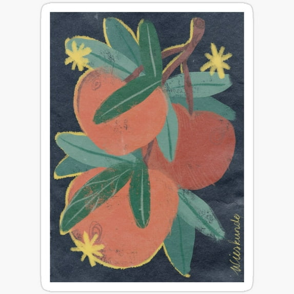 DOPASTICKER Delicious Juicy Peaches Sticker Phone Sticker, Latop ...