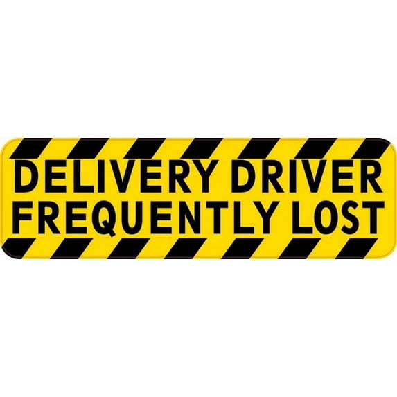 DOPASTICKER Delivery Driver Frequently Lost Sticker Phone Sticker ...