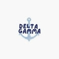 DOPASTICKER Delta Gamma Anchor Sticker, Phone Sticker Water Bottle ...
