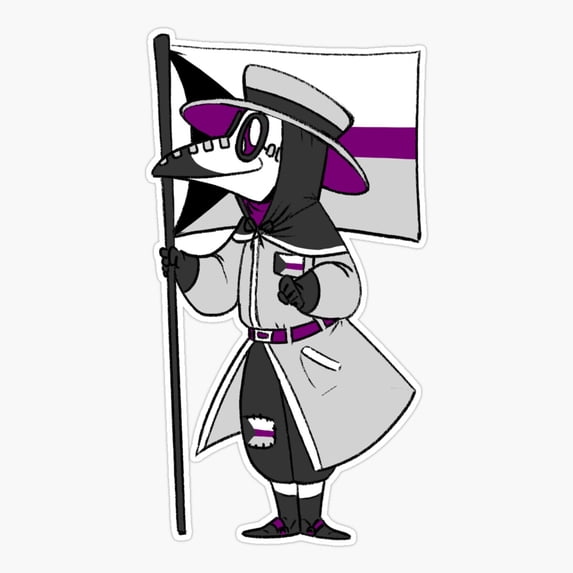 DOPASTICKER Demiual Plague Doctor Sticker, Phone Sticker Car Sticker ...