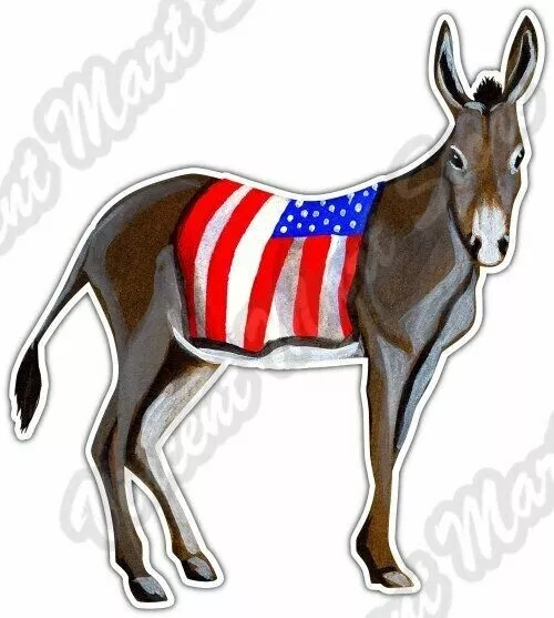 DOPASTICKER Democrat Donkey Government Politics Car Window Sticker ...