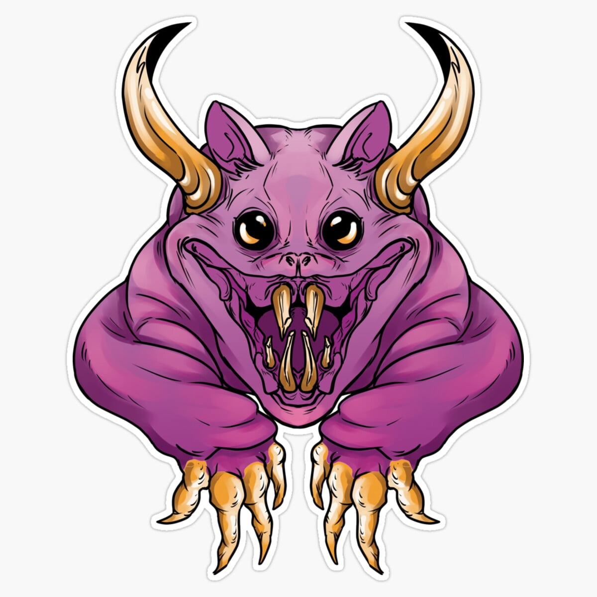 DOPASTICKER Demon Rodent Sticker, Phone Sticker Car Stickers, Birthday ...