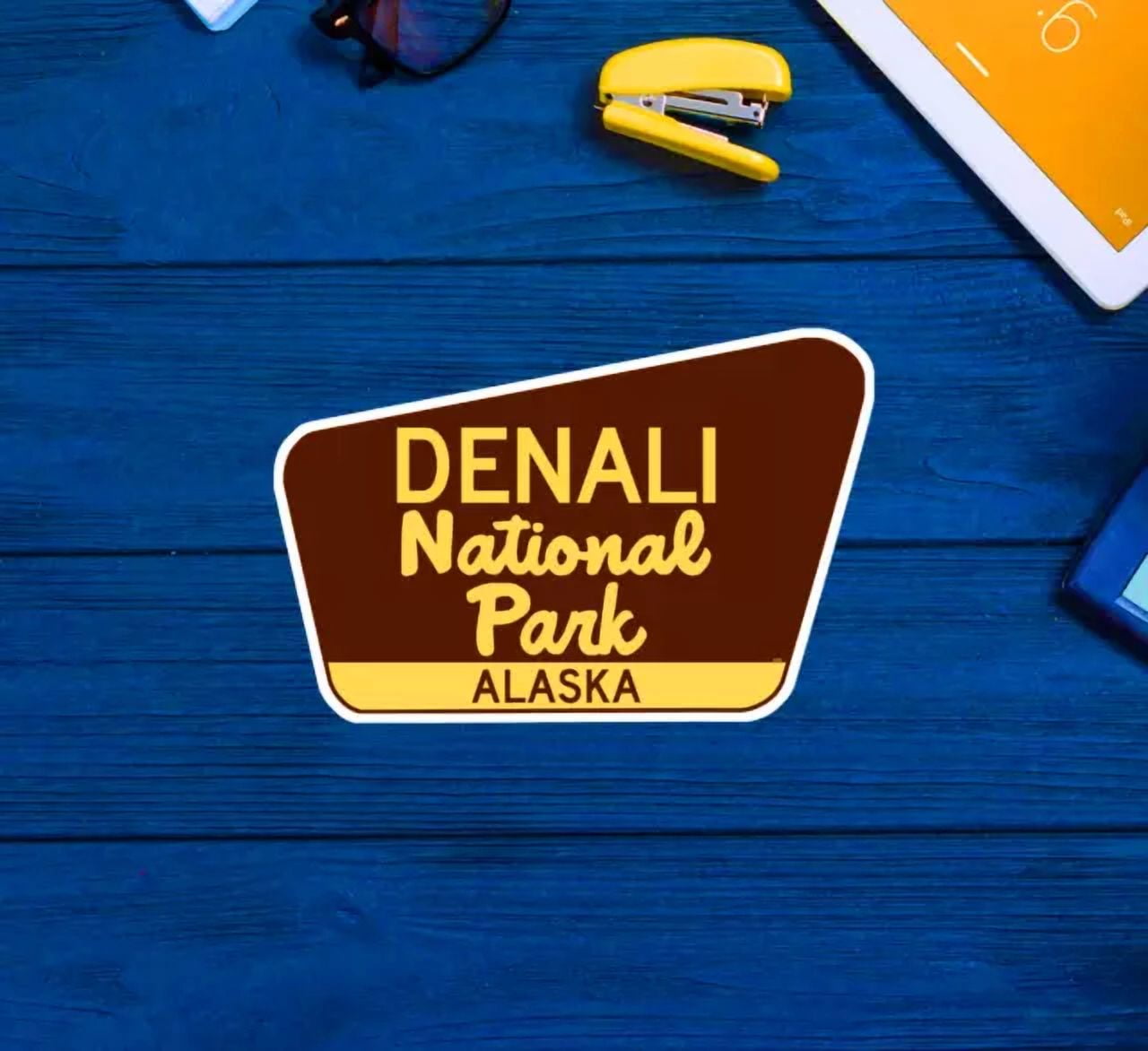 DOPASTICKER Denali National Park Alaska Travel Sticker Decorative ...