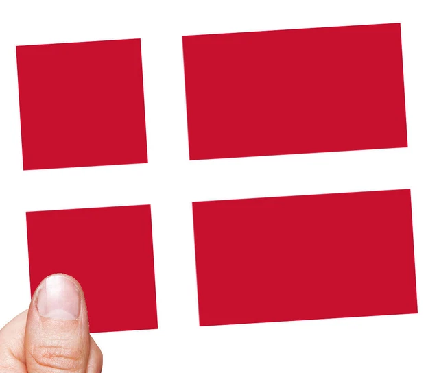 DOPASTICKER Denmark Flag Sticker Decal Phone Decal Water Bottle ...