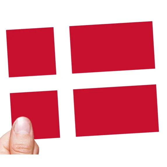 DOPASTICKER Denmark Flag Sticker Decal Phone Decal Water Bottle Stickers, Cars Stickers, Water ...
