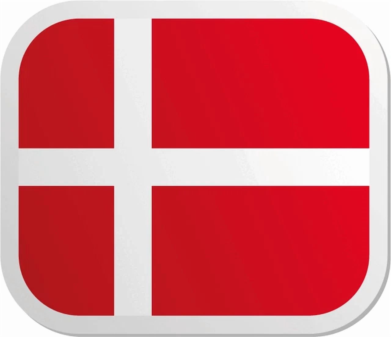 DOPASTICKER Denmark Square Bumper Sticker Decal Phone Decal Water ...