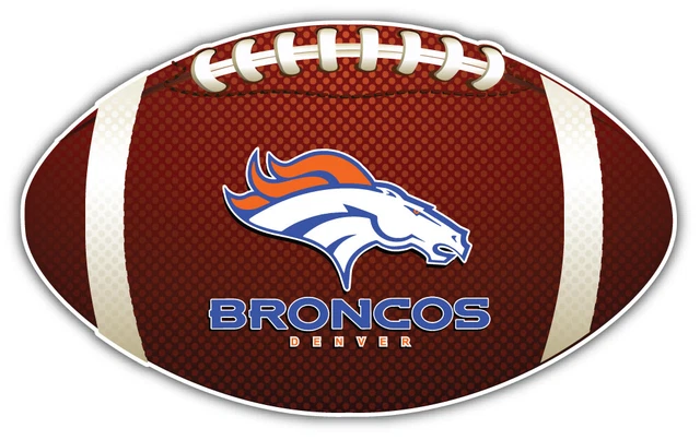 DOPASTICKER Denver Broncos Football Sport Logo Car Sticker Phone Water ...
