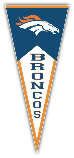 DOPASTICKER Denver Broncos Football Sport Logo Car Sticker Phone Water ...