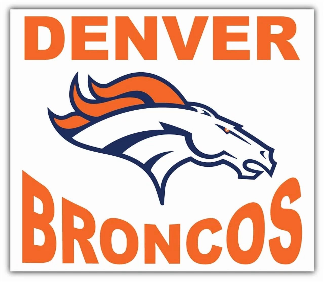 DOPASTICKER Denver Broncos Sport Car Sticker Phone Water Bottle ...