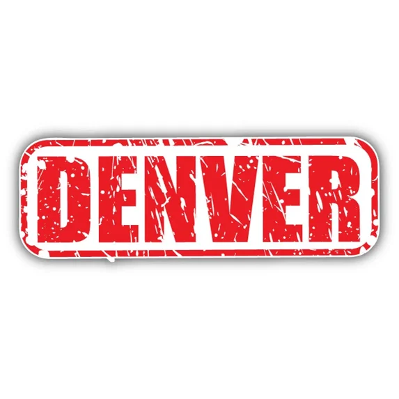 DOPASTICKER Denver City Usa Car Bumper Sticker Gift You - Decorative ...