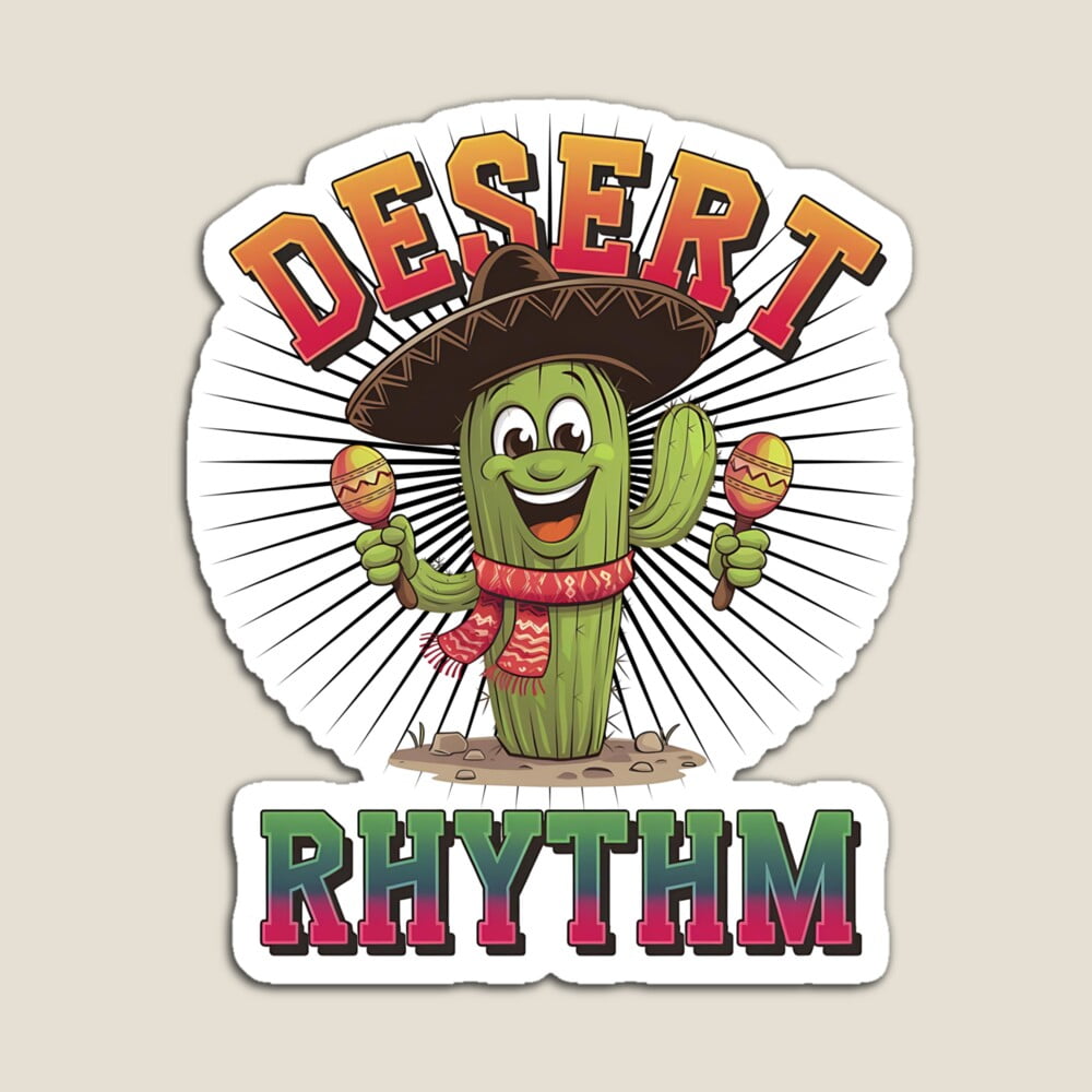 DOPASTICKER Desert Rhythm - Little Prickly But Smart - Prickly And ...