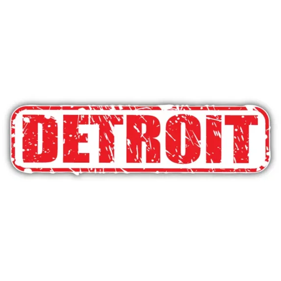 DOPASTICKER Detroit City Usa Sticker Decal Phone Decal Water Bottle ...