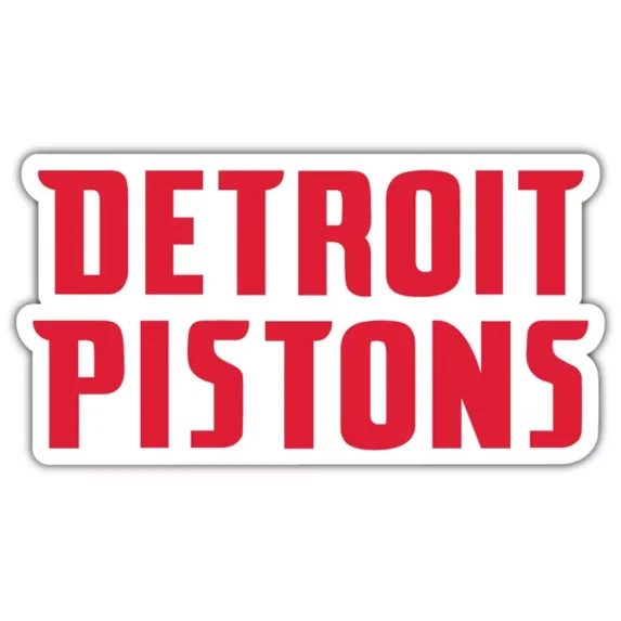 DOPASTICKER Detroit Pistons Basketball Sport Logo Car Sticker Phone ...
