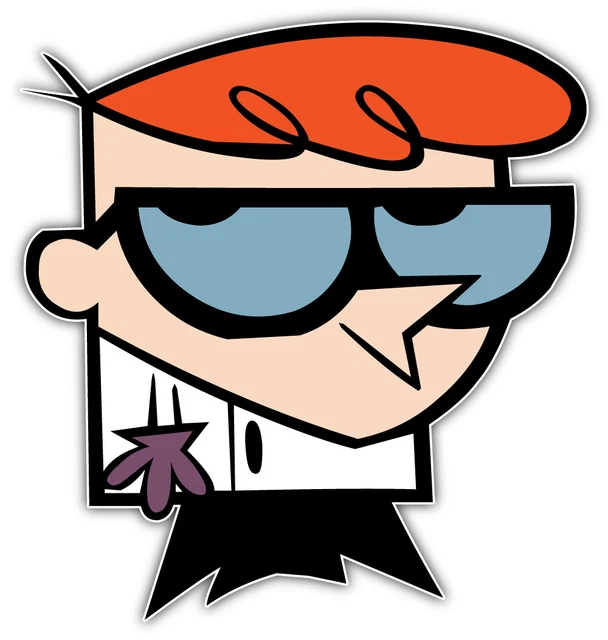 DOPASTICKER Dexter Character Dexters Laboratory Cartoon Sticker Decal ...