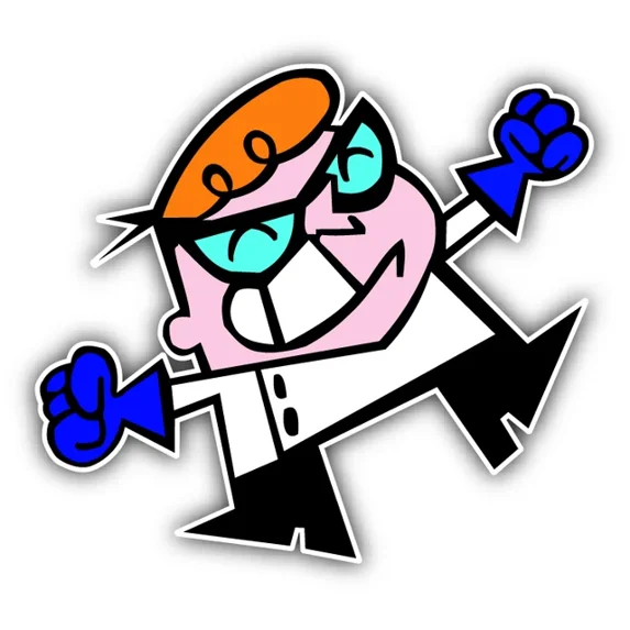 DOPASTICKER Dexter'S Laboratory Angry Cartoon Car Sticker Decal Phone ...