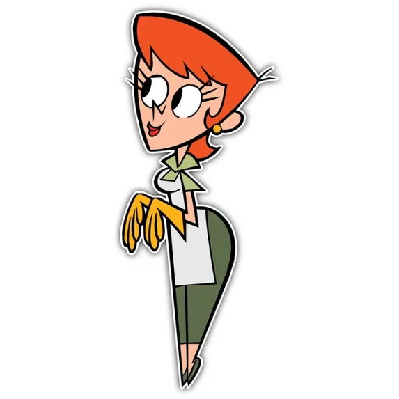 DOPASTICKER Dexters Mom Dexters Laboratory Cartoon Sticker Decal Phone ...