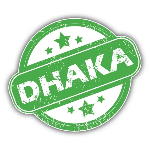 DOPASTICKER Dhaka City Bangladesh Rubber Car Bumper Sticker Gift You ...