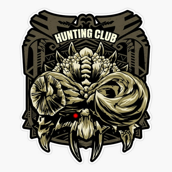 DOPASTICKER Diablos Hunting Club Sticker, Phone Sticker Water Bottle ...