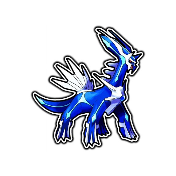 DOPASTICKER Dialga Sticker Decal Phone Decal Water Bottle Stickers ...