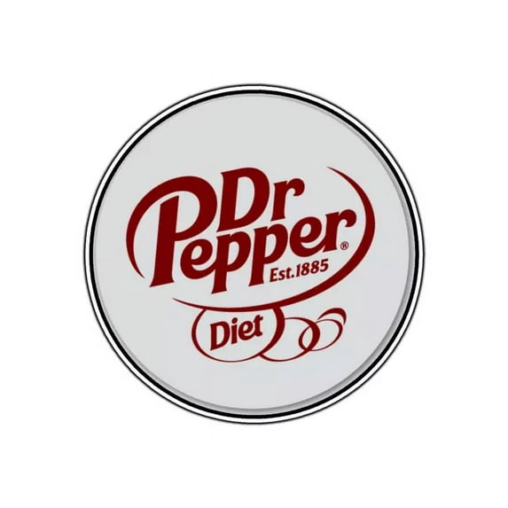DOPASTICKER Diet Dr. Pepper Logo, Phone Sticker, Latop Sticker, Lover ...