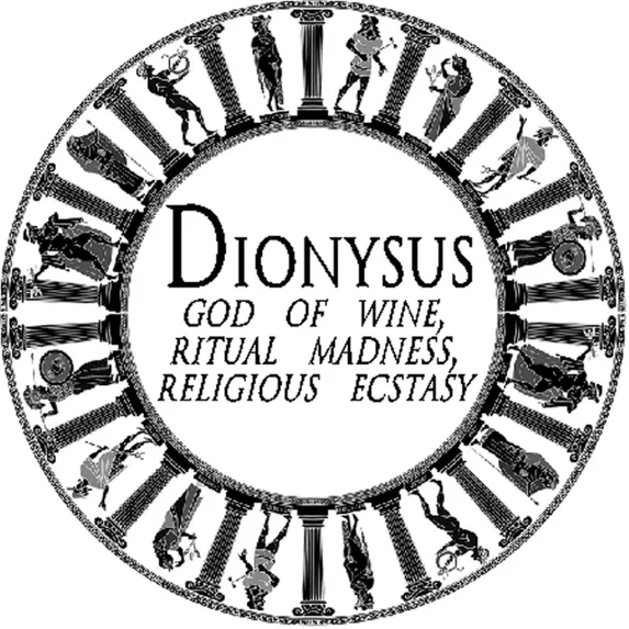 DOPASTICKER Dionysus God Wine Madness Ectasy Greek Sticker Phone Decal ...