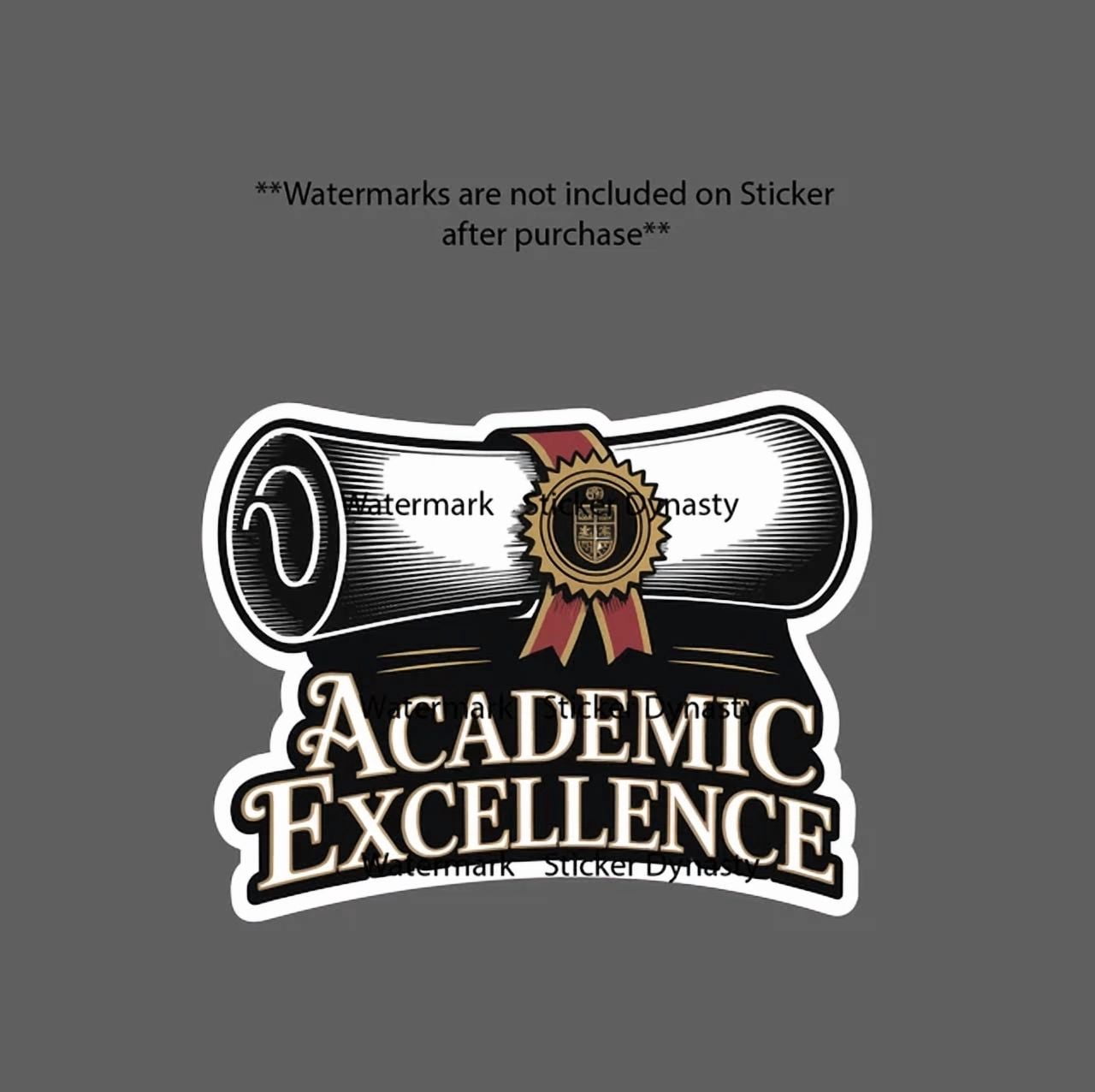 DOPASTICKER Diploma Sticker School College Graduation Smart Sticker ...