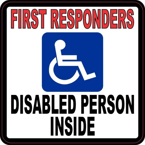 DOPASTICKER Disabled Person Inside Sticker Phone Sticker, Latop Sticker ...