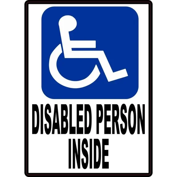 DOPASTICKER Disabled Person Inside Sticker Phone Sticker, Latop Sticker ...