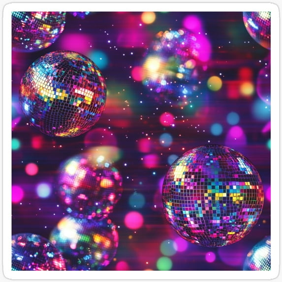 DOPASTICKER Disco, Love And Joy Sticker Phone Decal Water Bottle ...